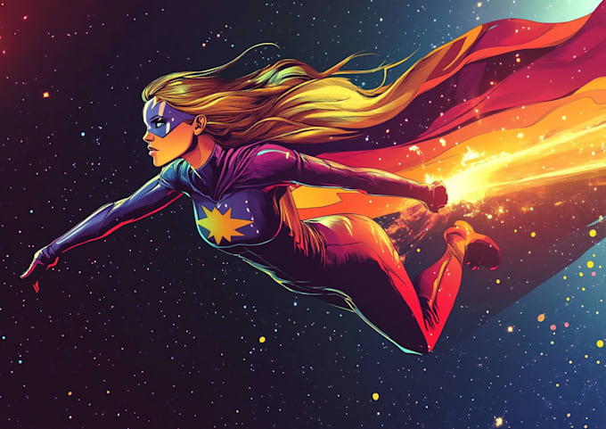 Do your very own superhero or villain in marvel style by Gikkouvu | Fiverr