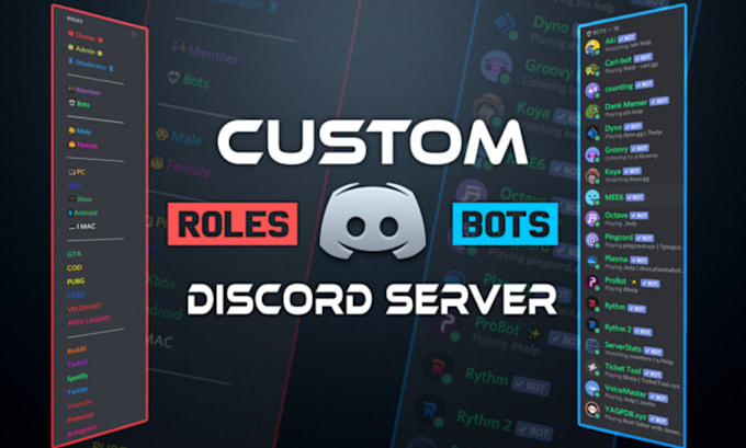 Setup discord server for fivem, dayz, rust or create crypto discord server by Ronnielitchford ...