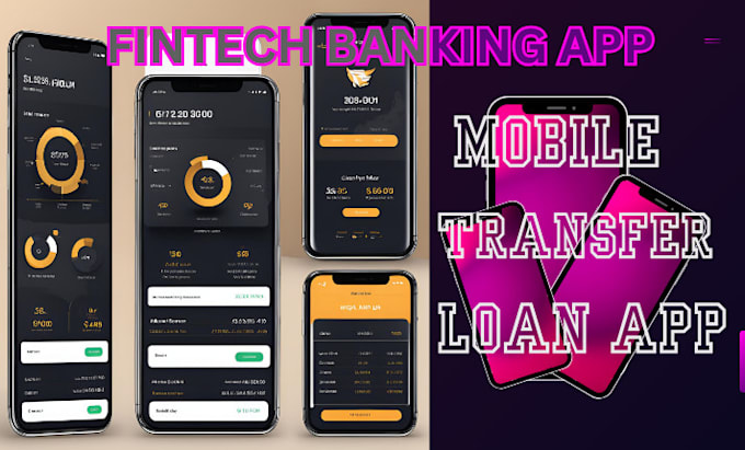 Build fintech banking app loan app money transfer app ui ux design fintech app by ...