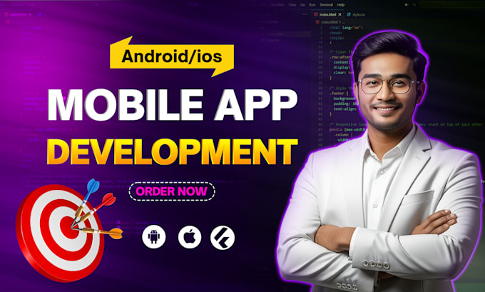 Develop android and ios mobile app with flutter by Rubel_khan2 | Fiverr