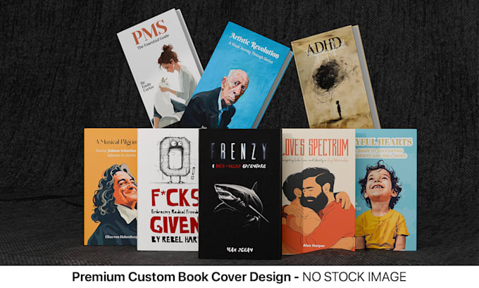Design a premium book cover, no stock image by Arangraphic | Fiverr