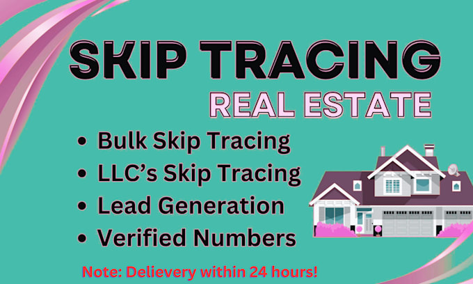Do real estate skip tracing, llc skip tracing and bulk skip tracing by ...