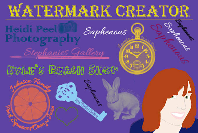 Create a custom watermark by Saphenous | Fiverr