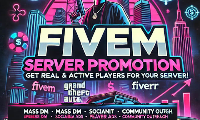 Fivem server promotion,rust,discord server,redm,active fivem server ...