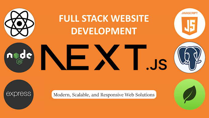 Develop complete custom website with nextjs reactjs nodejs and mongodb ...