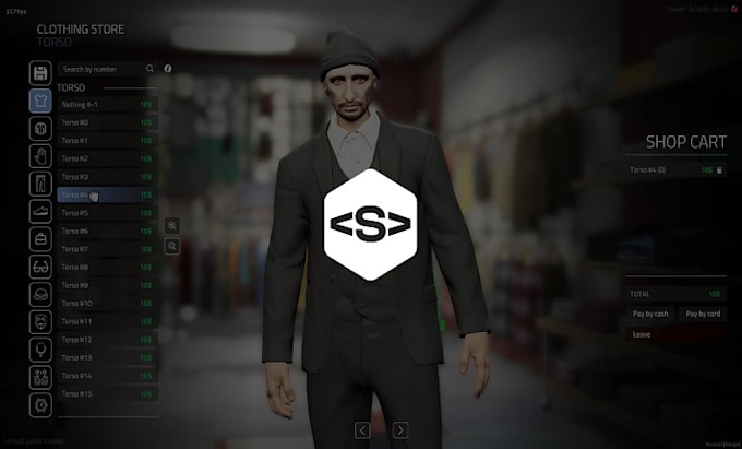 Create and fix fivem script server esx server fivem clothes for nopixel qbcore by Stanleycastilo ...