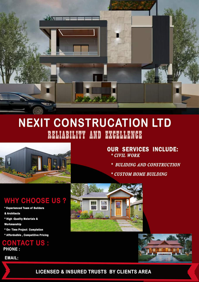 Do building construction poster by Doordie120 | Fiverr