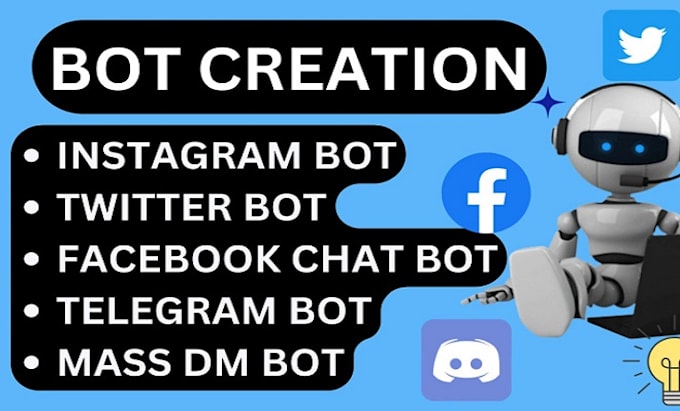Automated twitter telegram bot, whatsapp bot with python by Vocajay | Fiverr