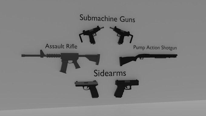 Make simple low poly props and weapons for a low price by Aadvark_yard ...