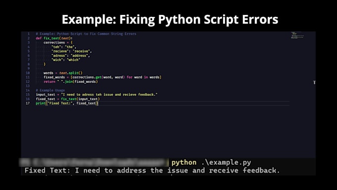 Automate Tasks With Python Scripts By Fernandaelias Fiverr