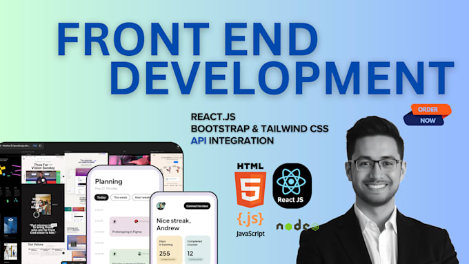 Convert figma design to responsive react website, figma to react bootstrap by Shahzabaman | Fiverr