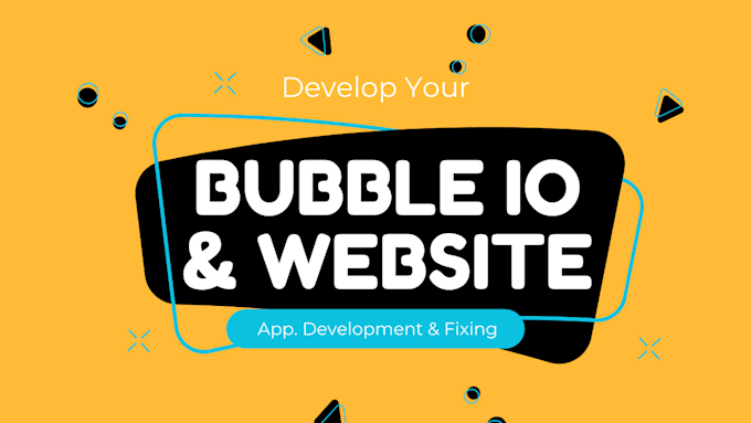 Build and fix bubble io web app design bubble mvp saas bubble developer by Olivia_elevate1 | Fiverr
