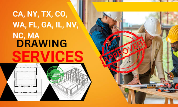 Create canadian drawing, pe stamp, and city permit plans by Engineer ...