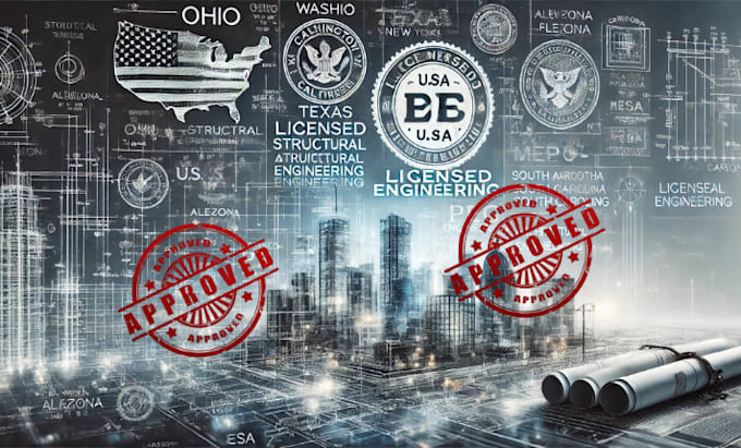 Review and stamp as a licensed civil and structural engineering, city ...