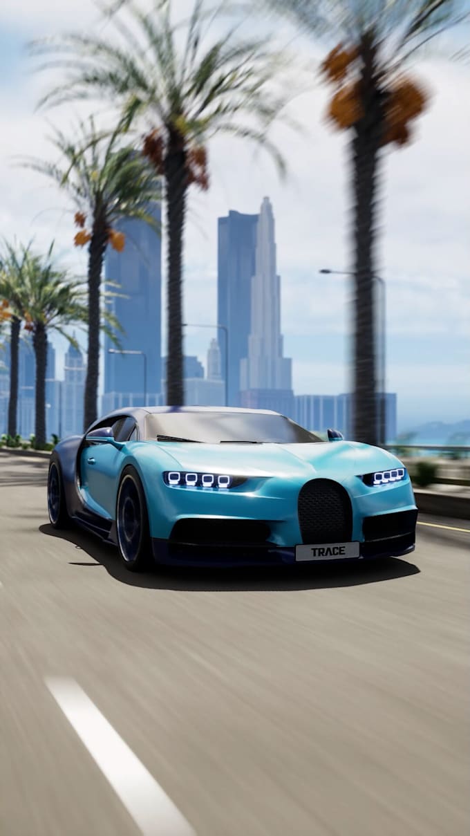 Render stunning realistic 3d car animation for ads, showreels, and ...