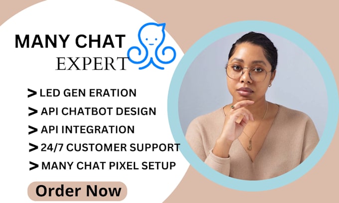 Automate and optimize your manychat, ai chatbot and many chat bot by Vanguard368 | Fiverr