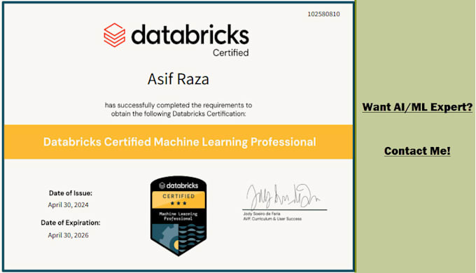 Do ai ml machine learning task with python and pyspark by Aasuhu | Fiverr