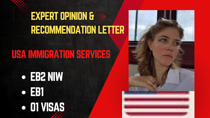 Lettera di raccomandazione preliminare per eb2 niw eb1 o1 immigrazione negli stati uniti