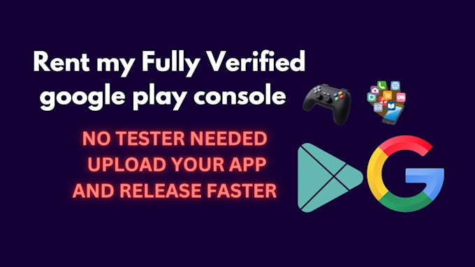 Publish your android app to google play using my trusted console account by Satyasai_web3 | Fiverr