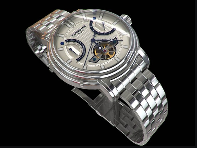 Create and design 3d watch wrist watch, watch animation 3d logo by ...