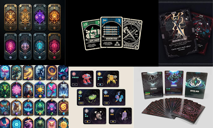 Custom playing cards game design spielkarten playing card design tarot ...