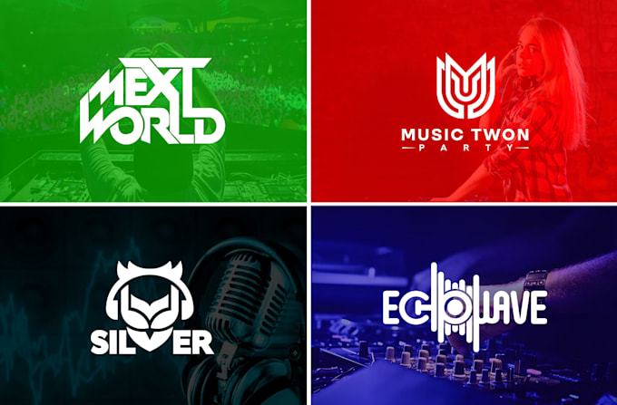 Design dj music, producer, artist, singer, event, band, edm, studio logo in 24hr by Logo ...