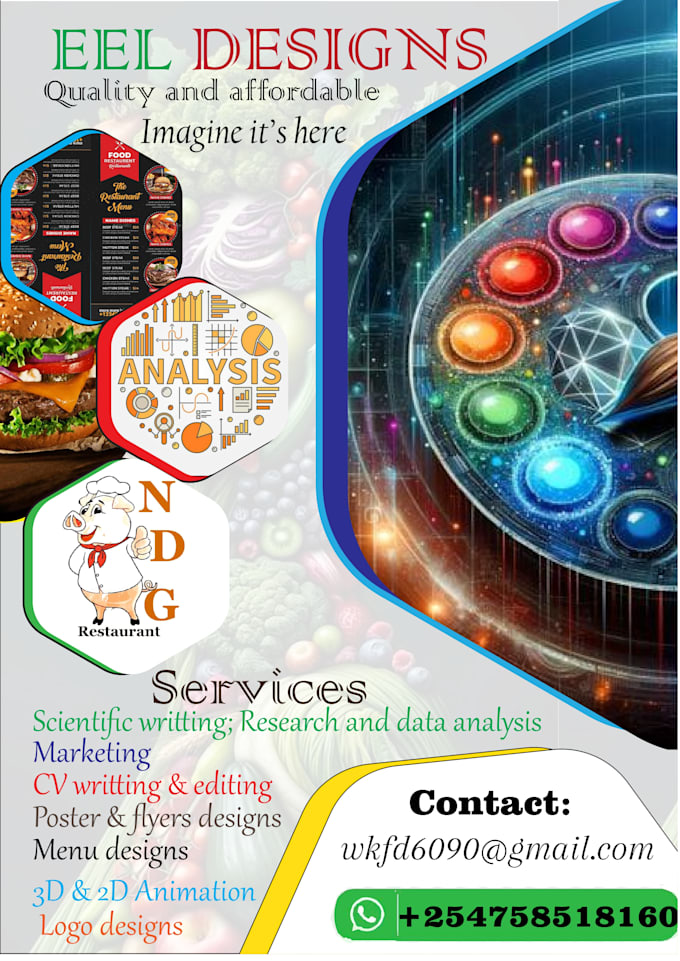 High quality flyers, posters and business cards by Wanyamakisia | Fiverr