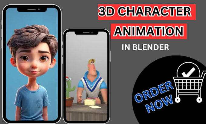 Create 3d animated characters in blender by Savvy_thompson | Fiverr Create 3d animated characters in blender by Savvy_thompson | Fiverr