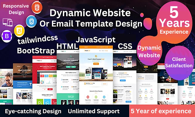Create a responsive website using psd to html, css, and bootstrap by Enamuldeveloper | Fiverr