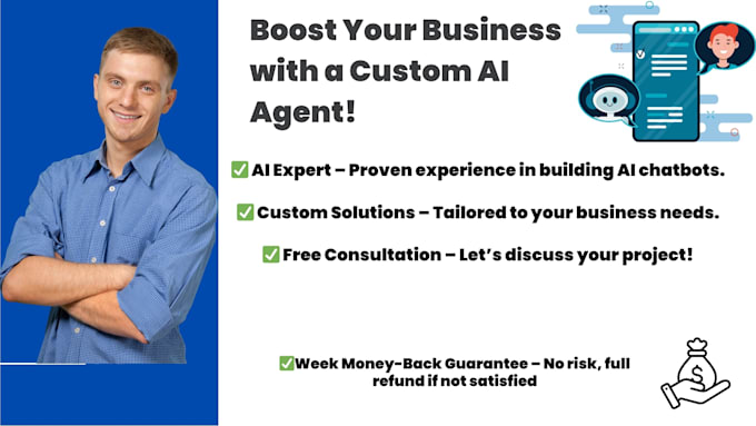 Create custom ai agent for your business by Khaledoulhaci | Fiverr