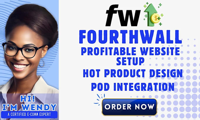 Create profitable fourth wall website fourthwall store setup hot product design by Wendy ...