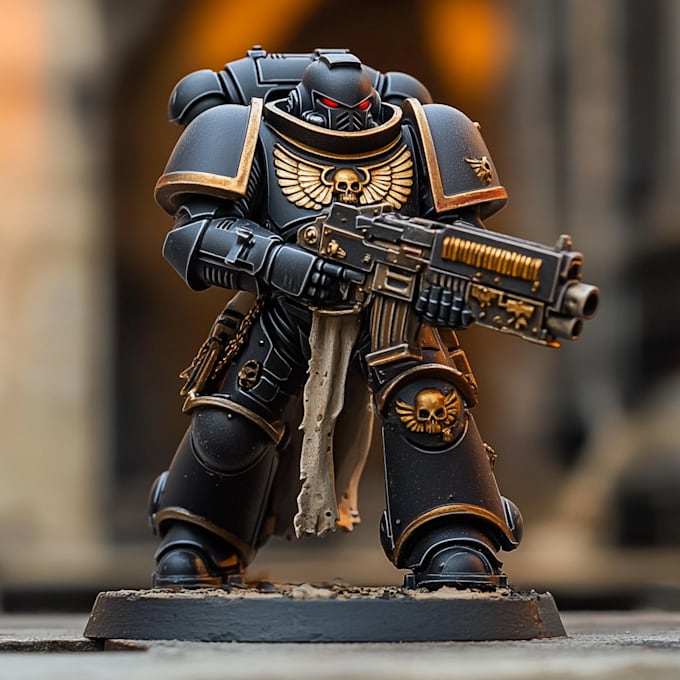 Create your warhammer 40k character illustration by Ruygalula | Fiverr