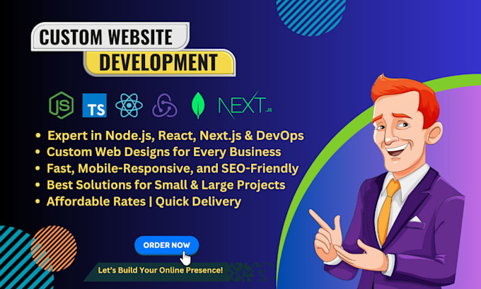 Build scalable and responsive full stack web apps by Thedevcraft | Fiverr
