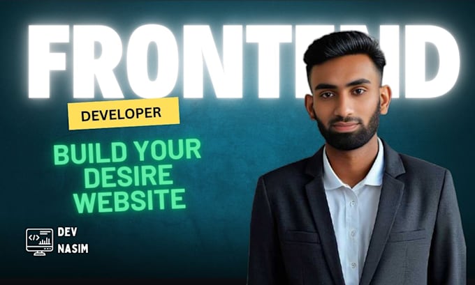 Be Your Frontend Developer Expert In React Nextjs Tailwind Css And