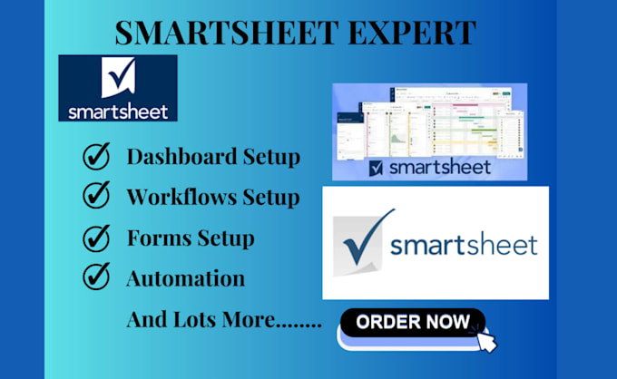 Design smartsheet dashboard and automate workflows by Dammie_sam1 | Fiverr