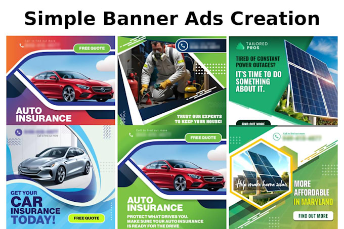 Design clean and engaging banner ads for social media platforms by ...
