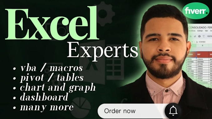 Do microsoft excel vba, macros, formula and custom templates by ...