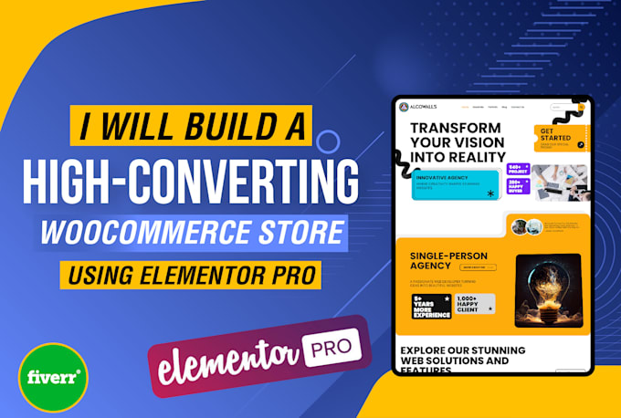 Build a high converting web3, blockchain, nft landing page with elementor pro by Alcowalls | Fiverr