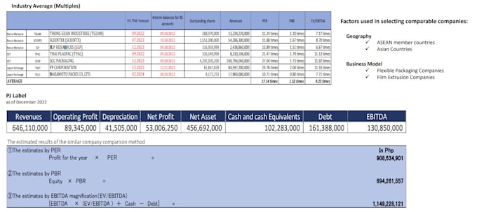 Provide expert valuation and investment analysis services by Alfredawe ...