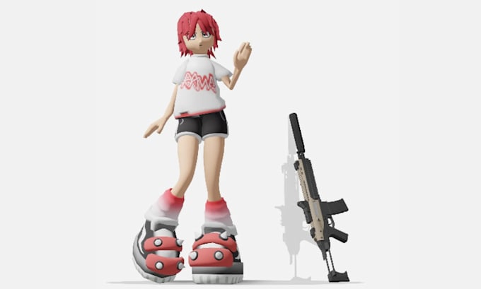 Model rig and animate retro 3d characters in n64 ps1 ps2 psx style by ...