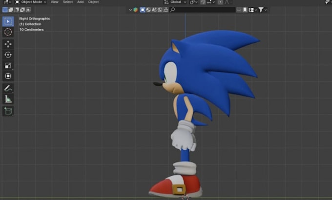 Create high quality sonic style character level game assets by ...