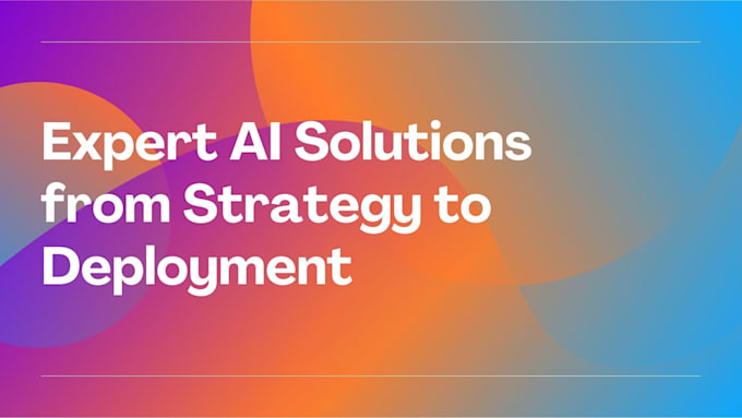 Build a custom ai model for your business by Ammarfowzin | Fiverr