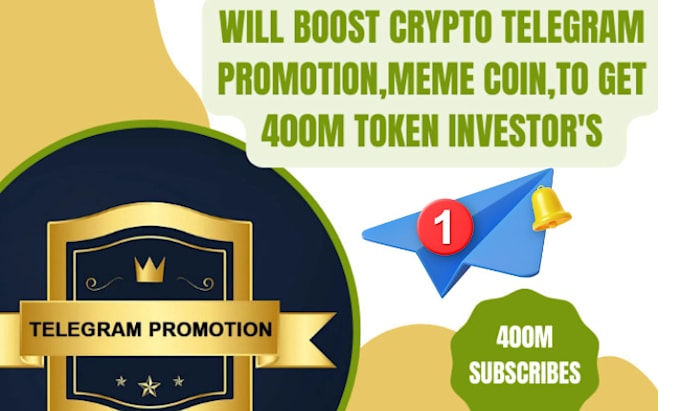 Telegram promotion bring rapid telegram growth, memecoin promotion ...
