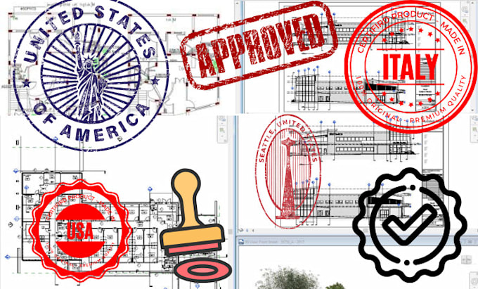 Do california stamp licensed architect for city permit floor plans mep ...