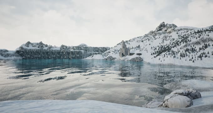 Do3d game environment3d landscape terrain level,unreal engine environment,ue5,ue by ...