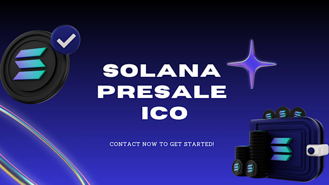Create solana presale ico crypto website by Rana_usman777 | Fiverr