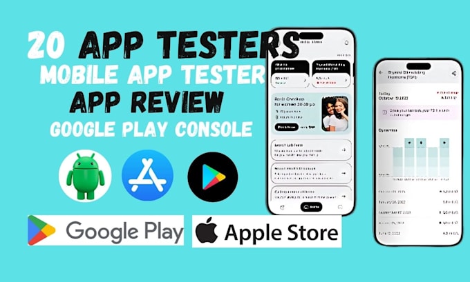Provide 20 App Testers Qa Testing For Your Android Ios App Game App