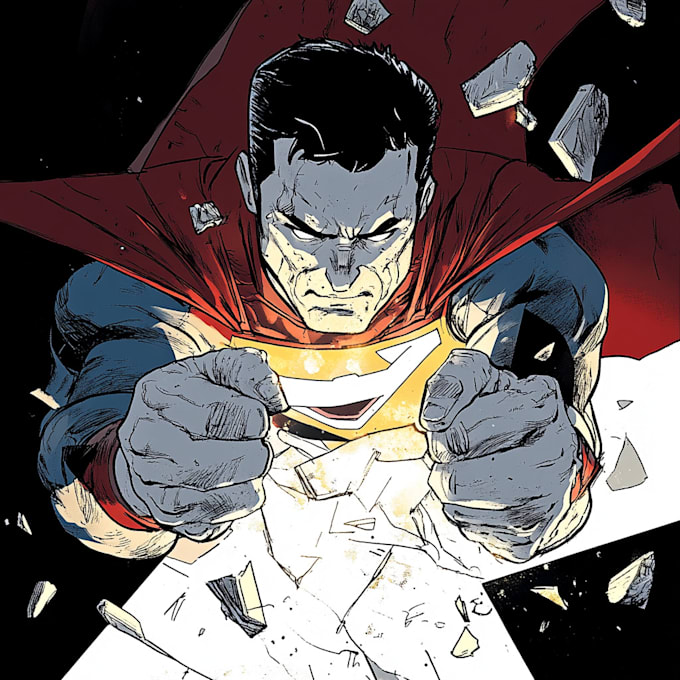 Provide comic book illustrations for you by Spamasteo | Fiverr