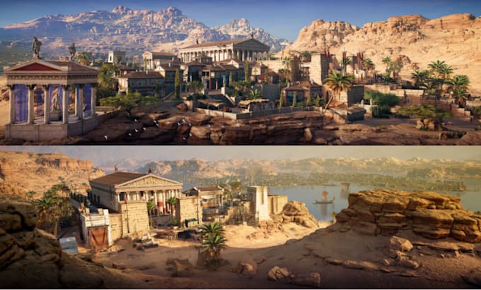 Unreal engine 5 height map landscape,open world map,3d fantasy game ...