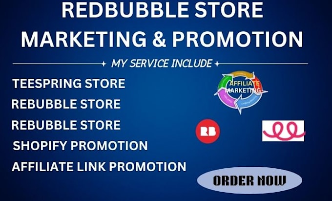 Promote redbubble store teespring affiliate link promotion by Hablaise ...